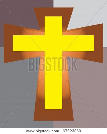 Yellow Jesus Cross On Vector & Photo (Free Trial) | Bigstock