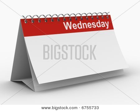 Calendar Wednesday On Image & Photo (Free Trial) | Bigstock
