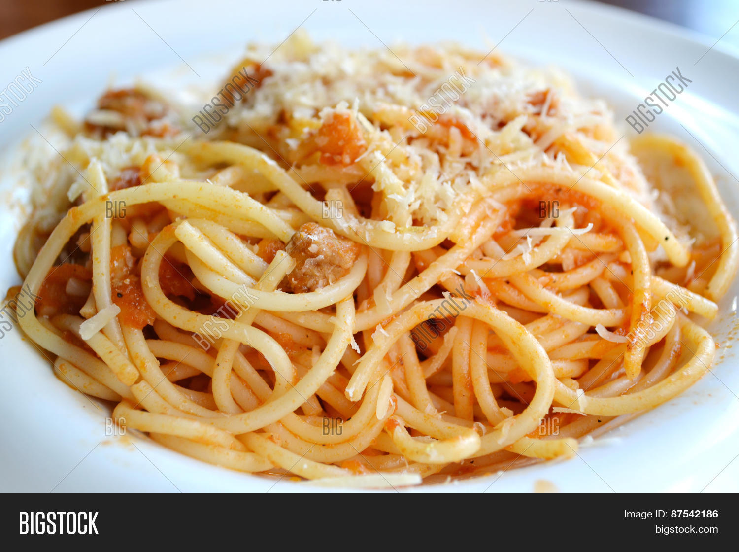 Big Plate Pasta Image & Photo (Free Trial) | Bigstock