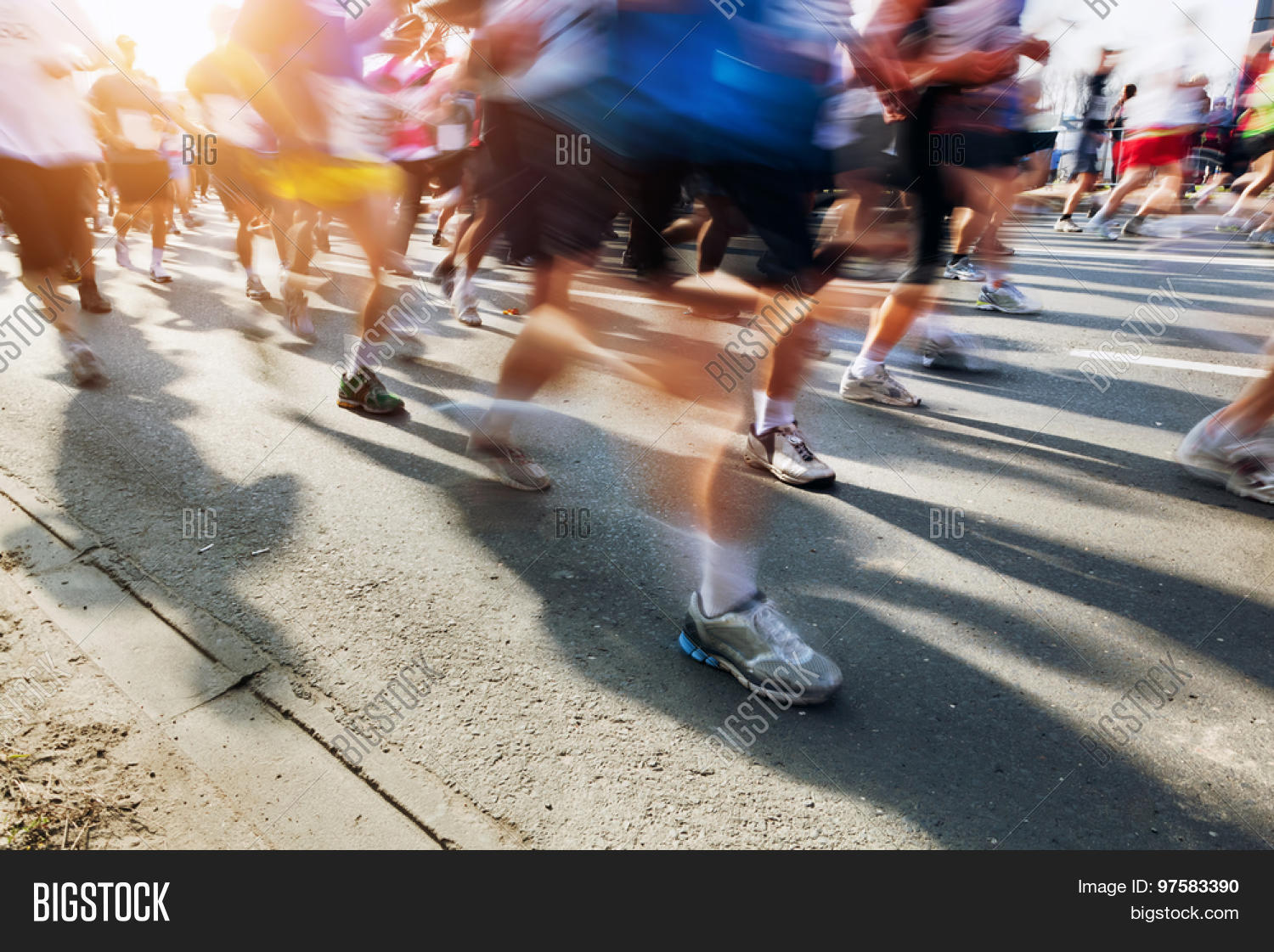 Marathon Runners Image & Photo (Free Trial) | Bigstock
