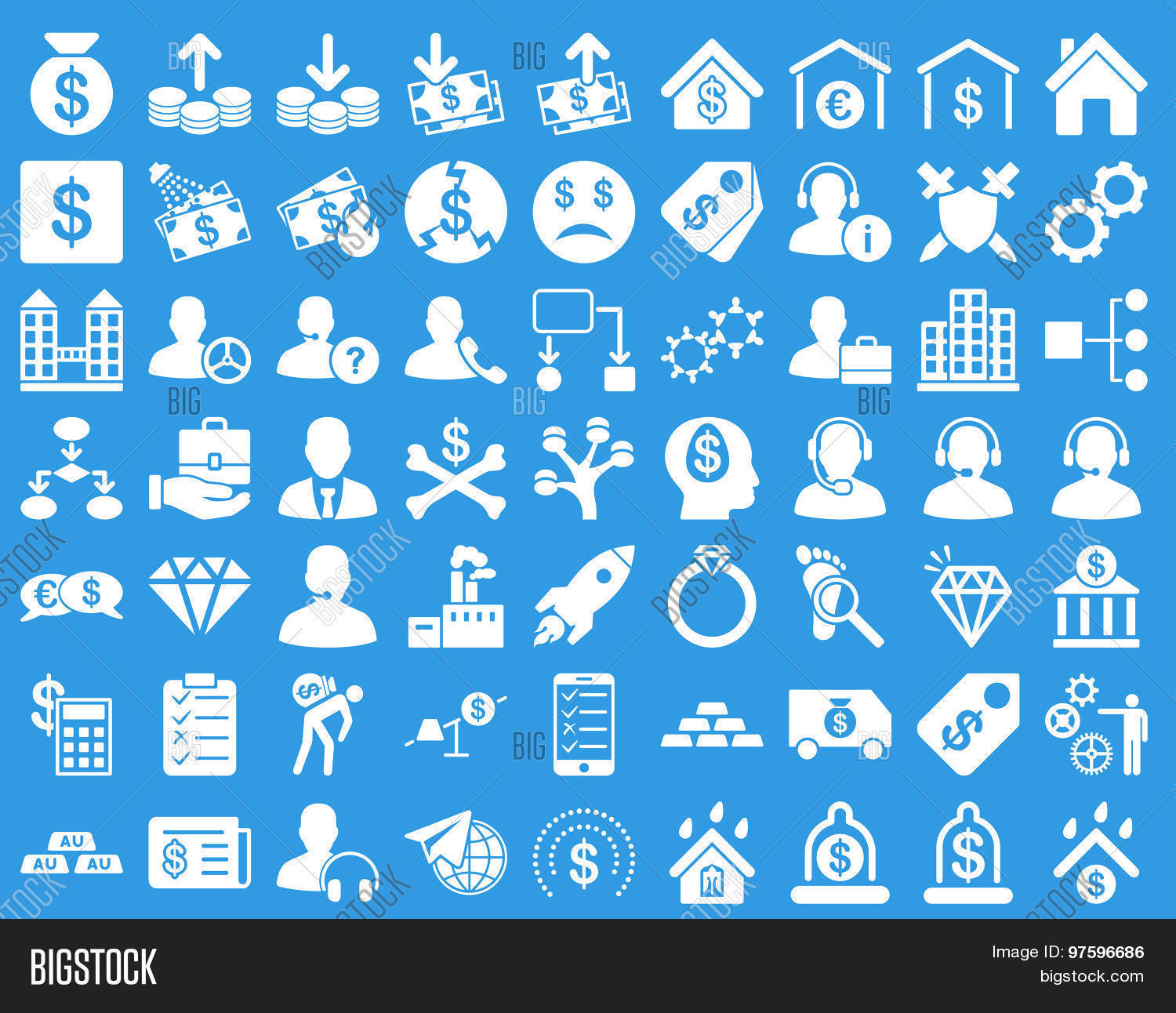 Commerce Icon Set Vector & Photo (Free Trial) | Bigstock