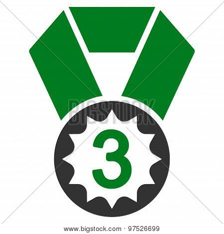 Third Place Icon Vector & Photo (Free Trial) | Bigstock