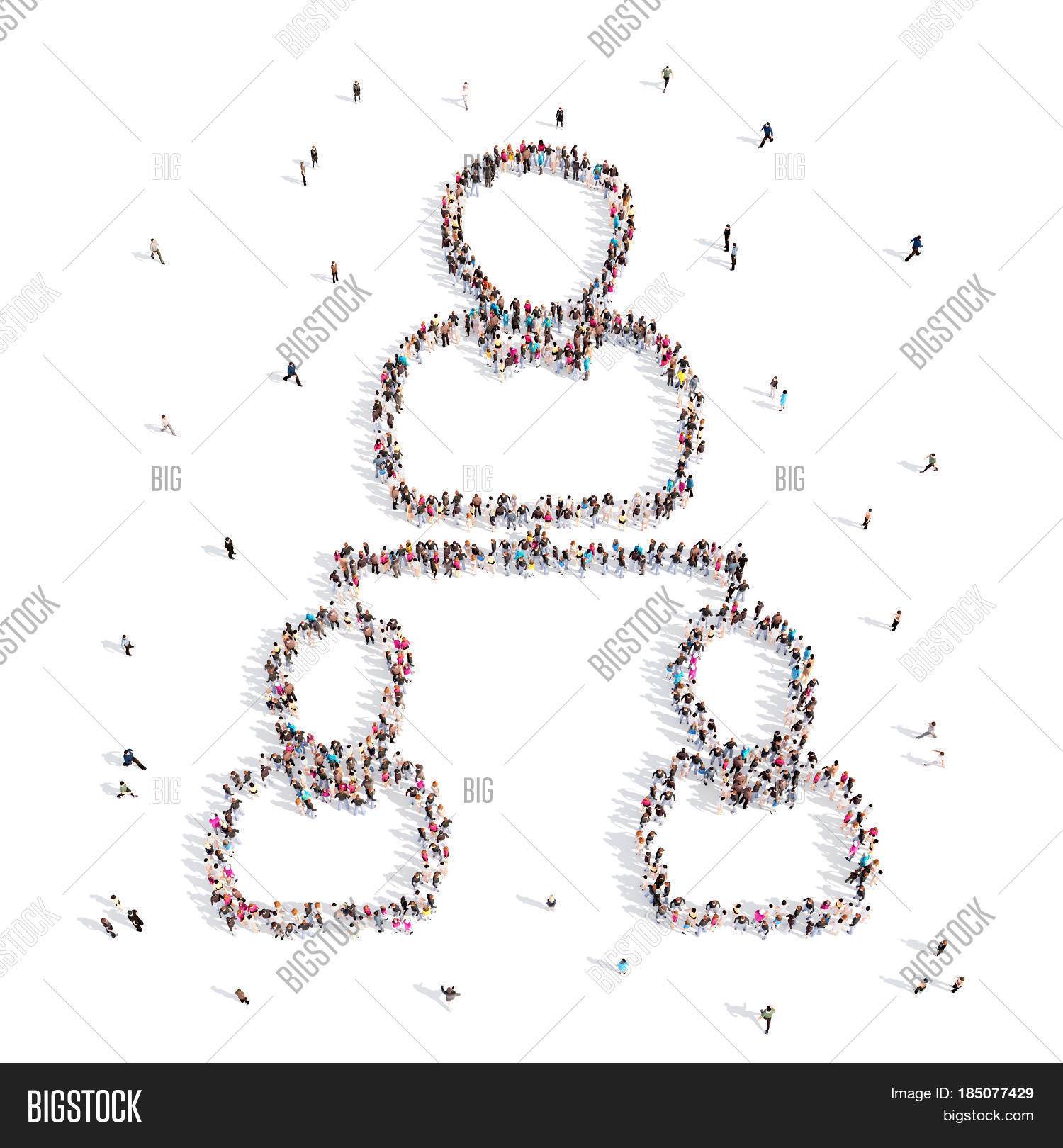 Above People Walking Image & Photo (Free Trial) | Bigstock