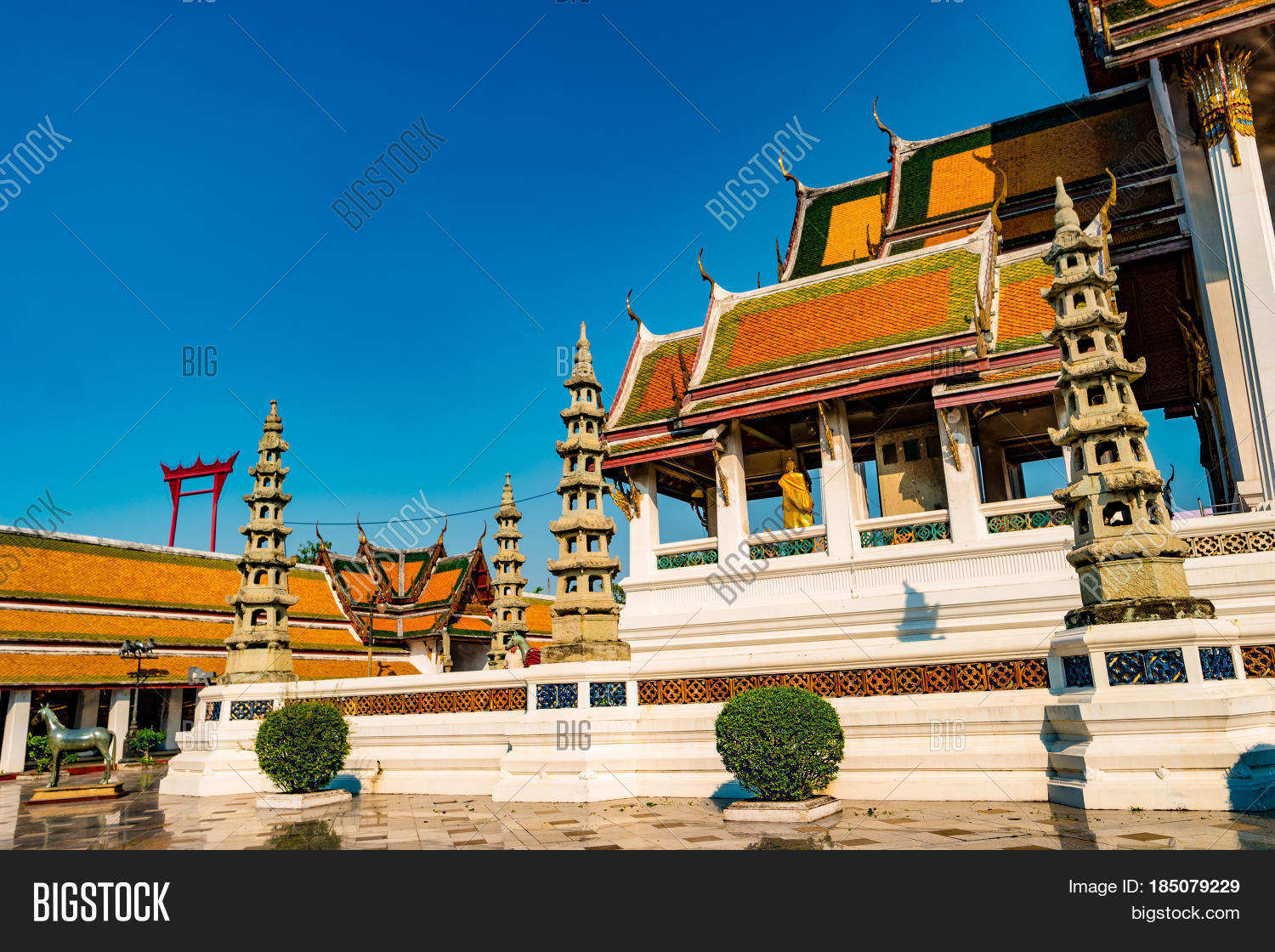Chapel Wat Suthat. Image & Photo (Free Trial) | Bigstock
