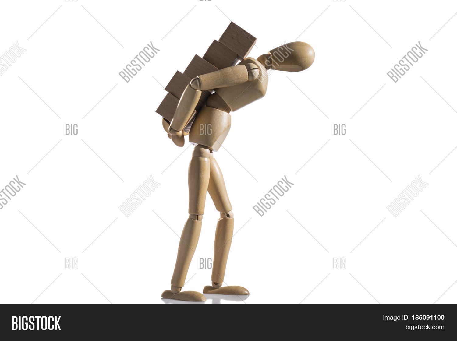Isolated Wooden Dummy Image & Photo (Free Trial) | Bigstock