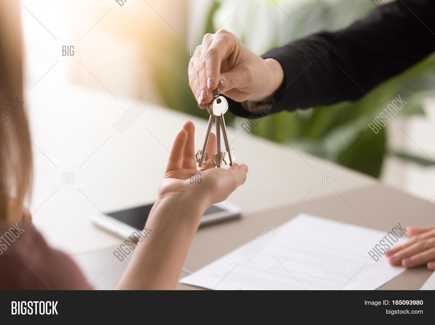 Young Lady Taking Keys Image & Photo (Free Trial) | Bigstock