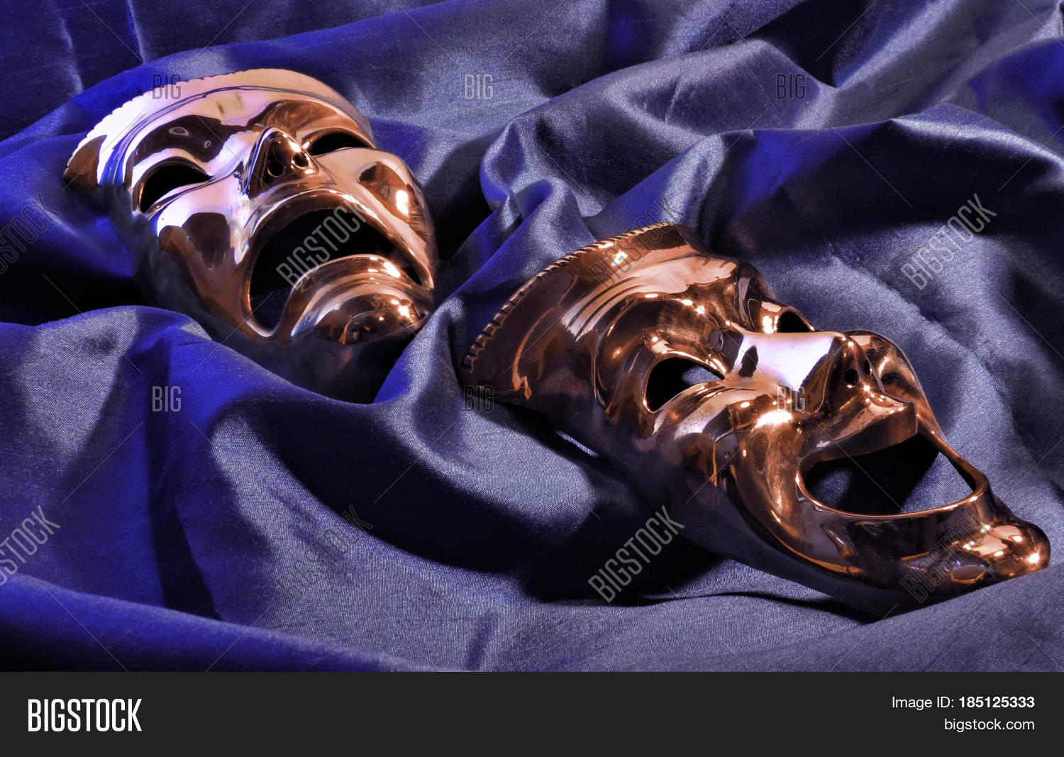 Two Theatre Masks On Image & Photo (Free Trial) | Bigstock