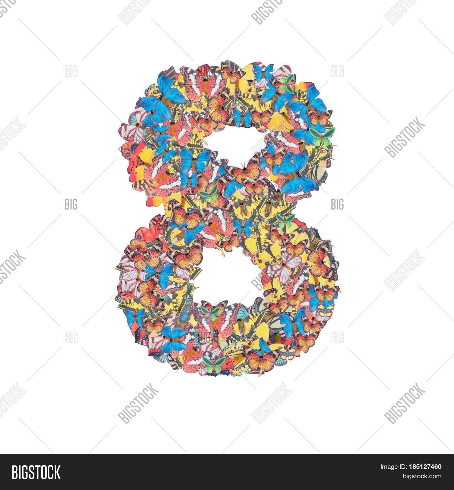 Number 8 Made Image & Photo (Free Trial) | Bigstock