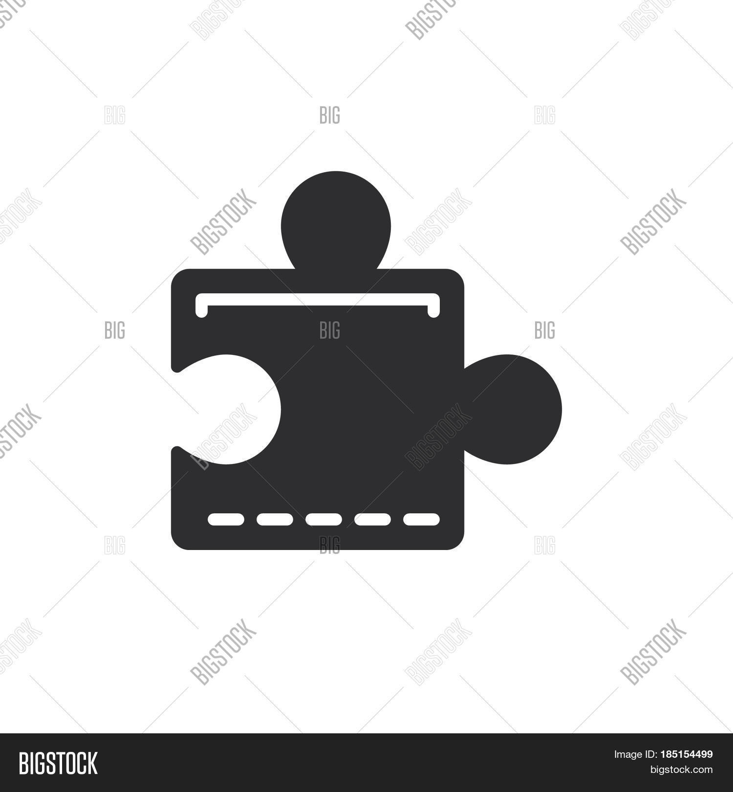 Puzzle Plugin Icon Vector & Photo (Free Trial) | Bigstock