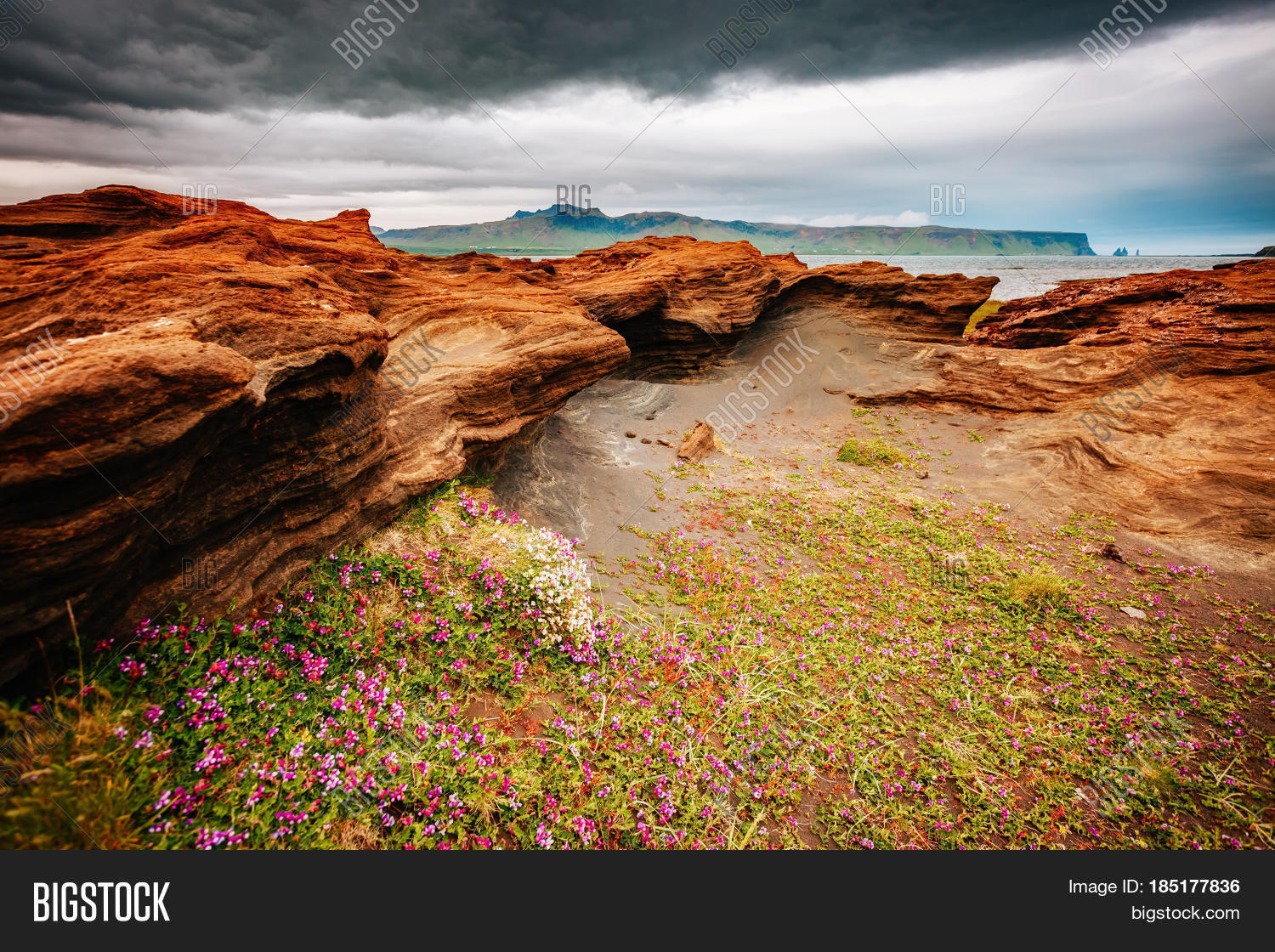 Red Sandy Rock By Image & Photo (Free Trial) | Bigstock
