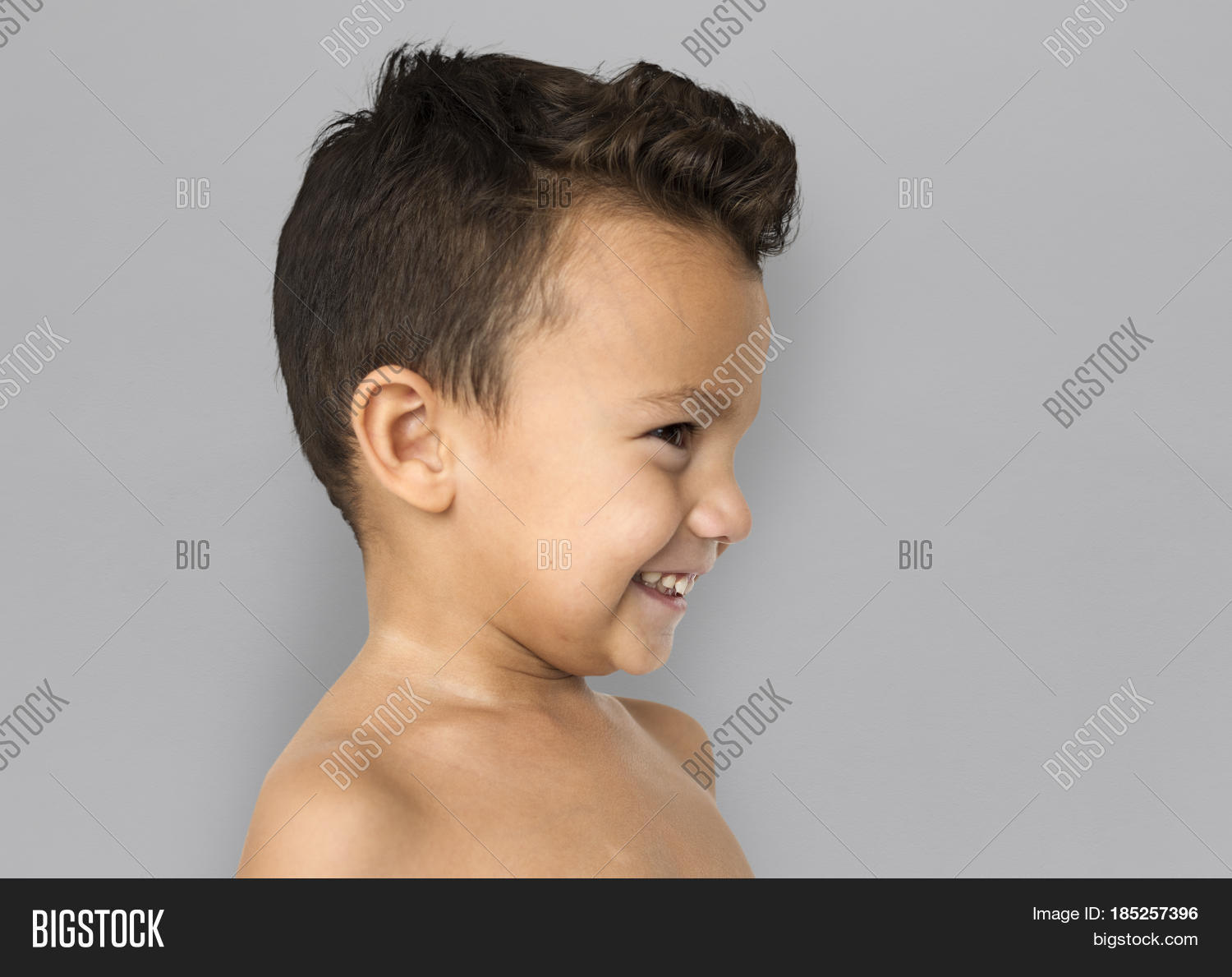 Little Boy Side View Image & Photo (Free Trial) | Bigstock