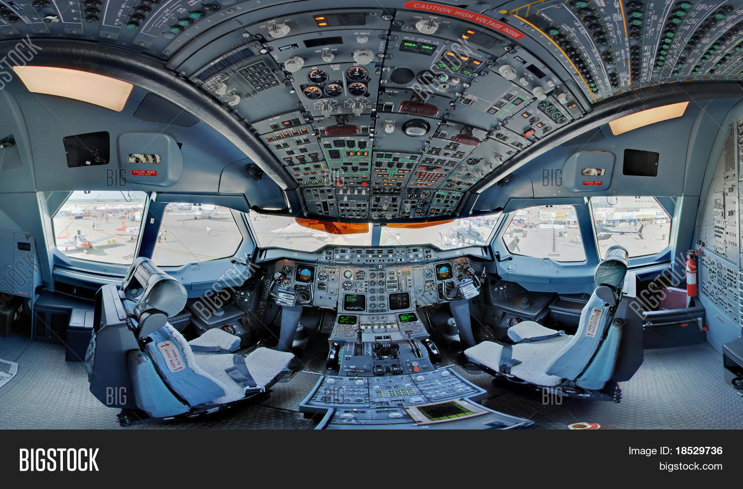 A300 Jetliner Cockpit Image & Photo (Free Trial) | Bigstock