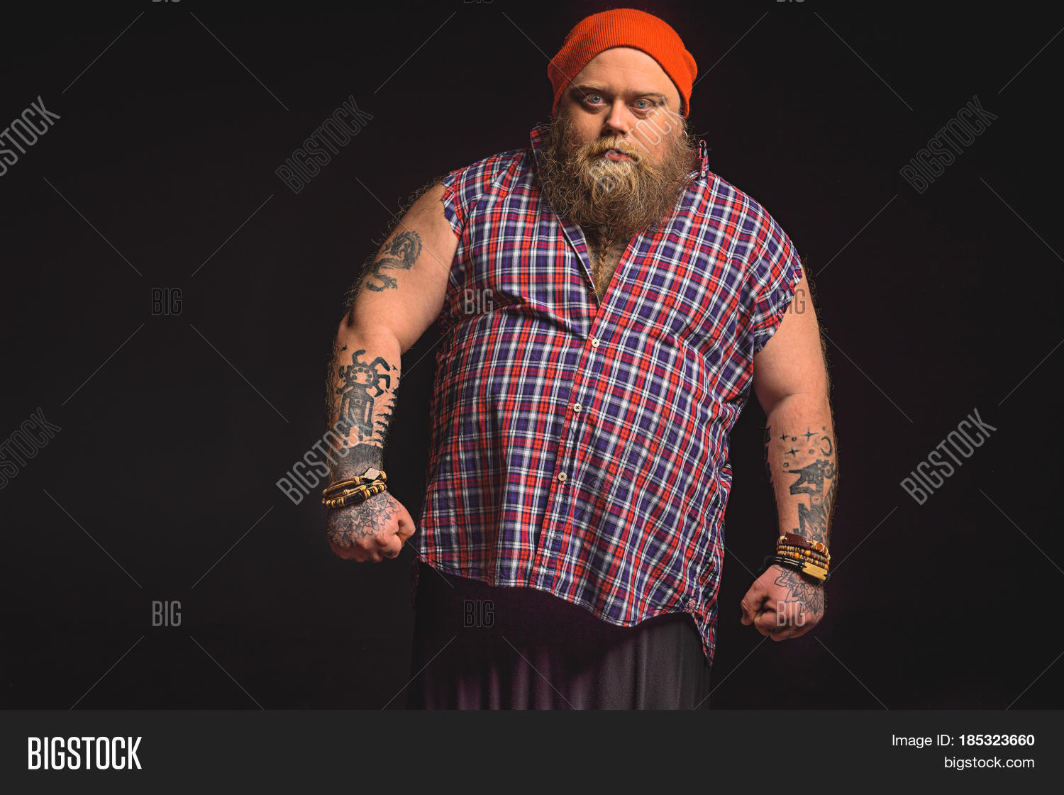 Fearsome Fat Male Image & Photo (Free Trial) | Bigstock