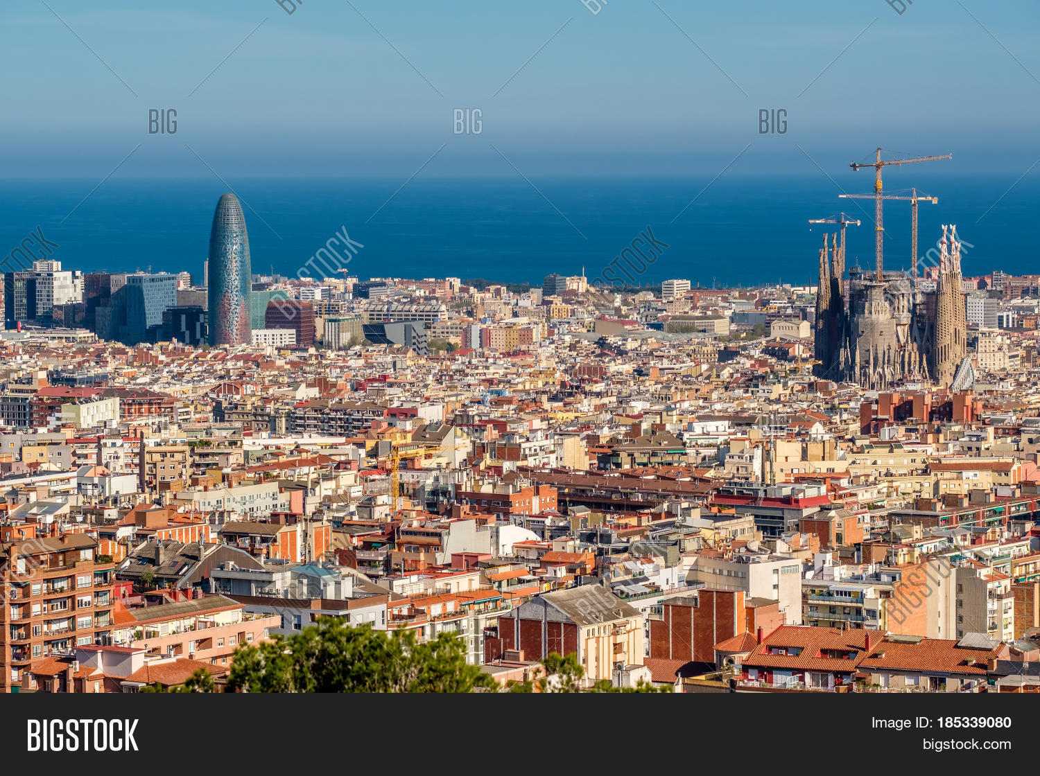 Barcelona Cityscape Image & Photo (Free Trial) | Bigstock