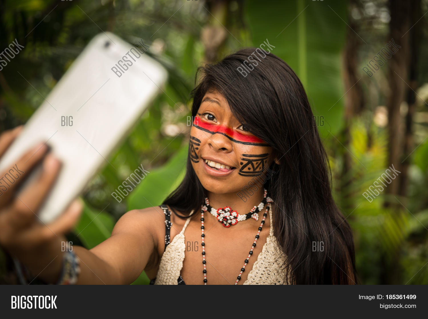 Native Brazilian Girl Tupi Guarani Image And Photo Bigstock