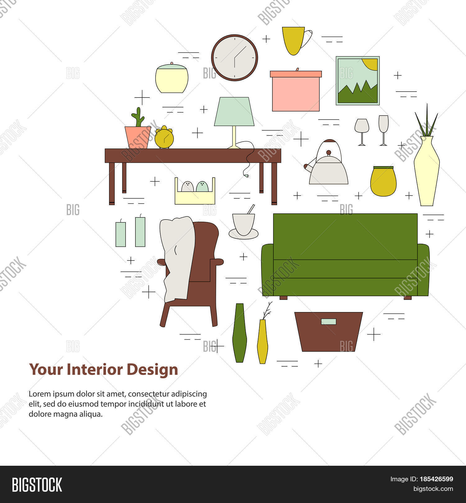 Housewares Vector Vector & Photo (Free Trial) | Bigstock