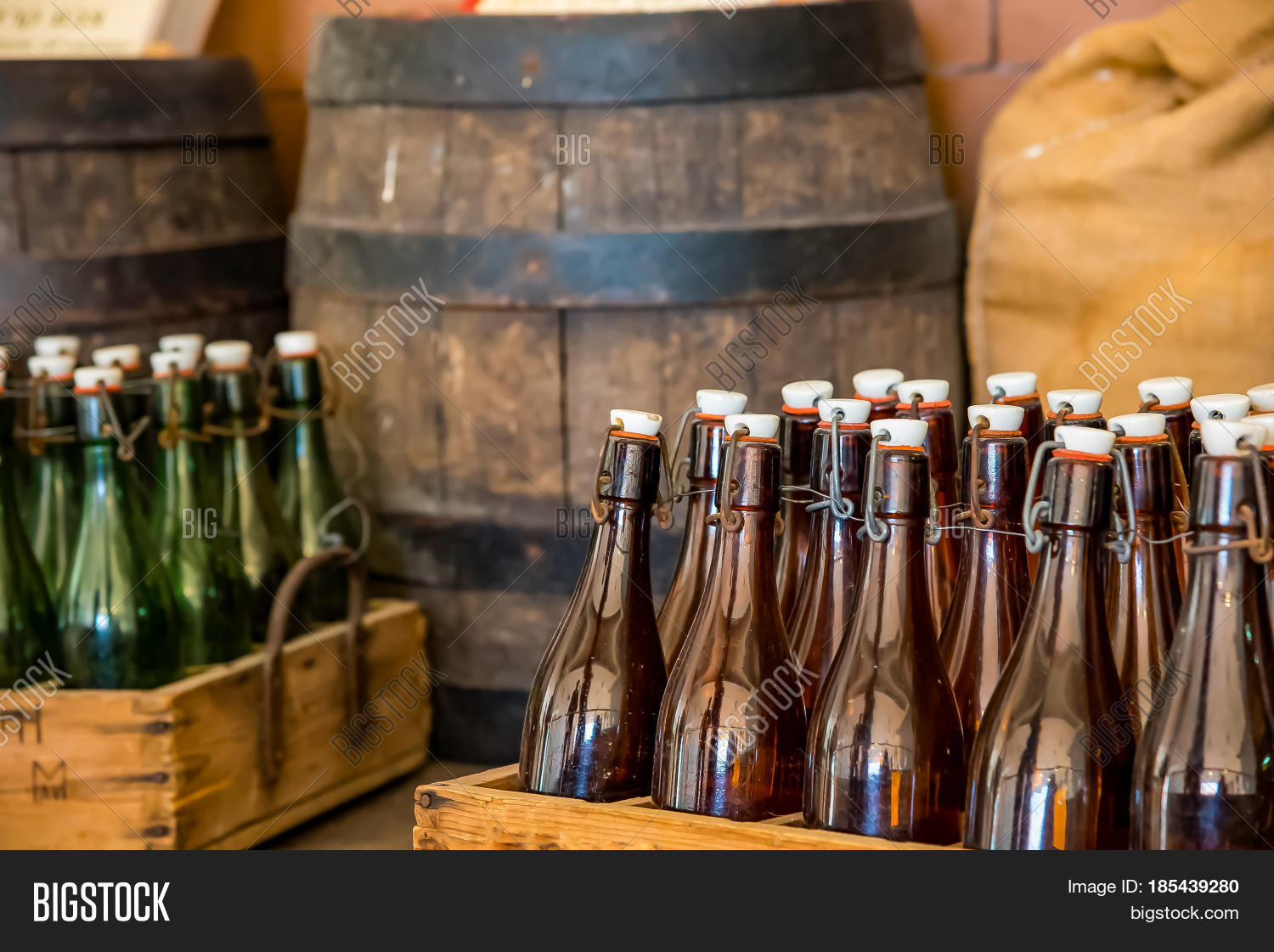 Bottle Crate Stacked Image & Photo (Free Trial) | Bigstock