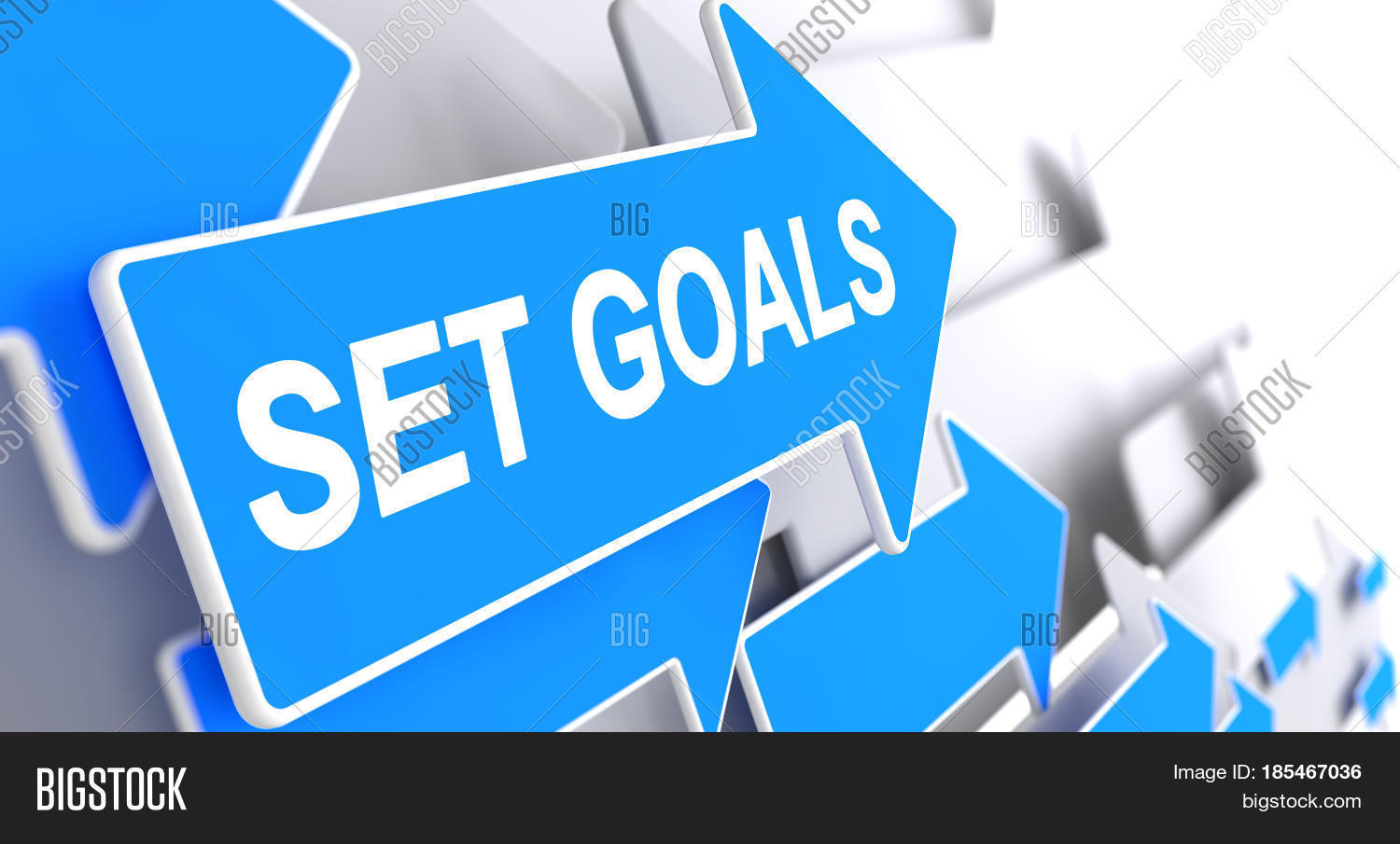 Set Goals, Text On Image & Photo (Free Trial) | Bigstock