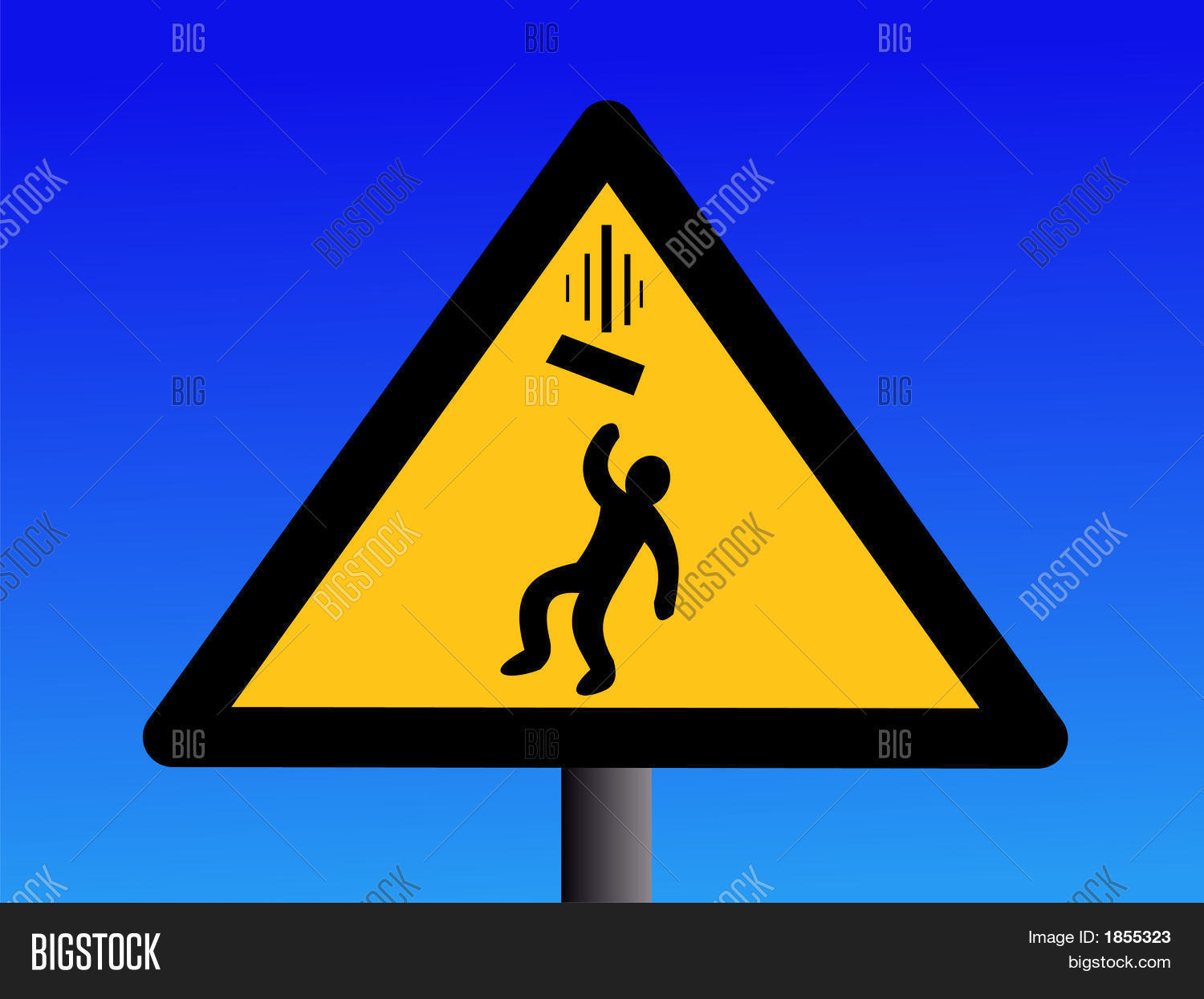 Falling Objects Sign Image & Photo (Free Trial) | Bigstock