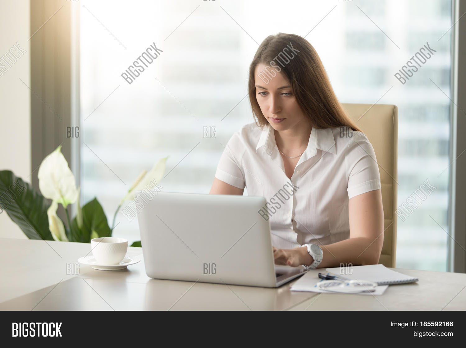 Diligent Female Office Image & Photo (Free Trial) | Bigstock