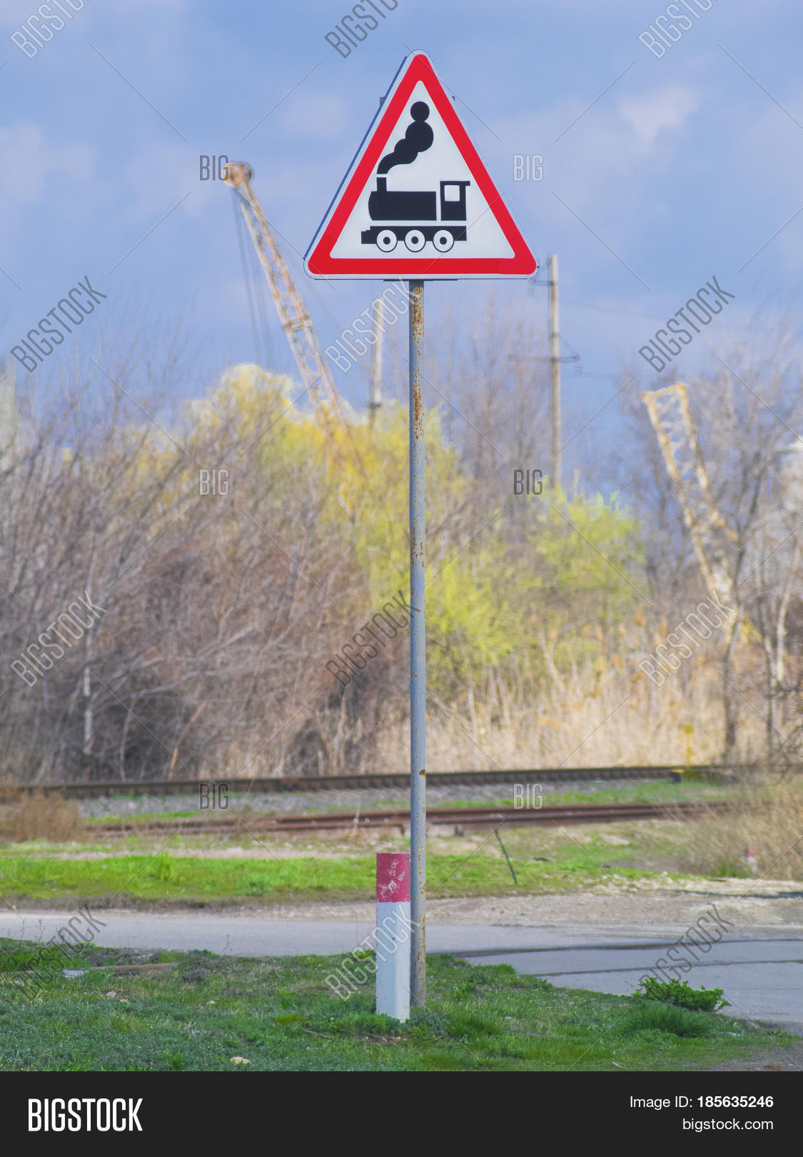 Sign Train Set Railway Image & Photo (Free Trial) | Bigstock