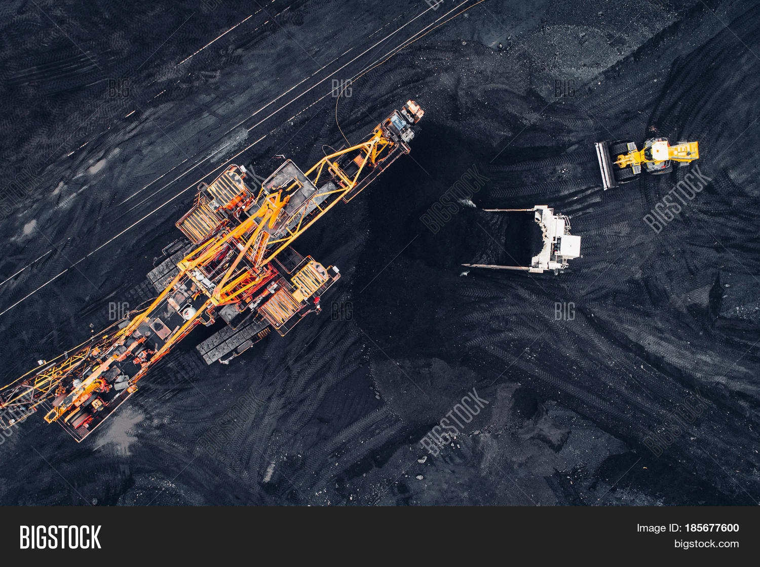 Coal Mining Open Pit Image & Photo (Free Trial) | Bigstock