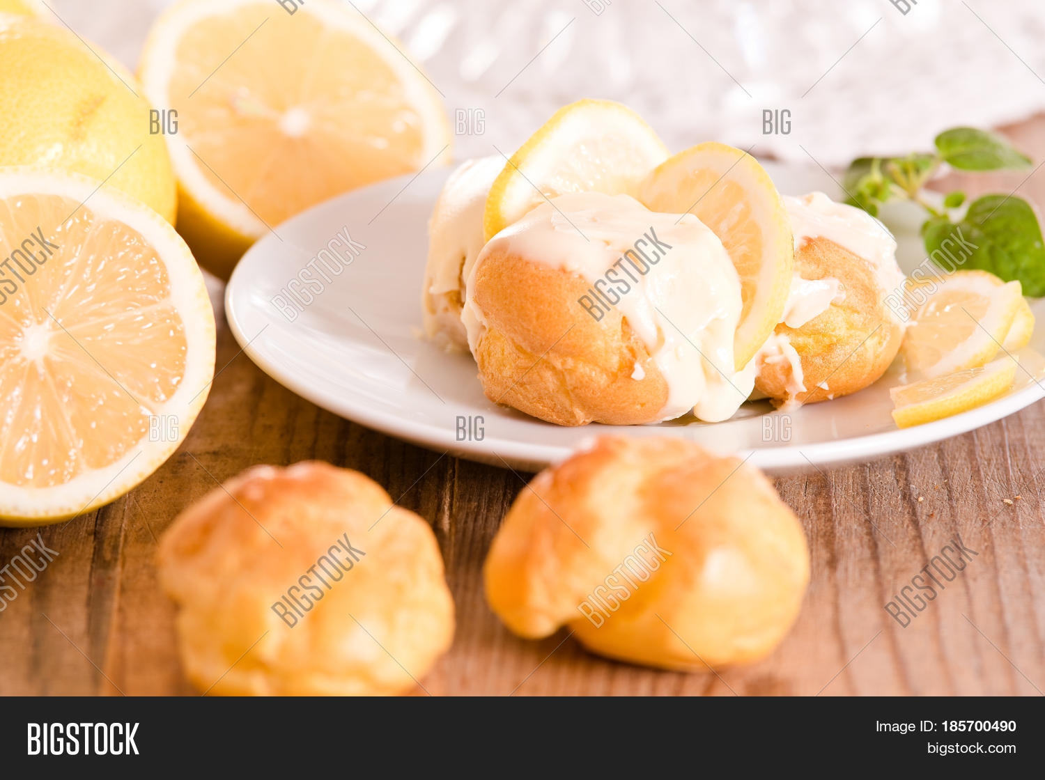 Lemon Profiteroles Image & Photo (Free Trial) | Bigstock