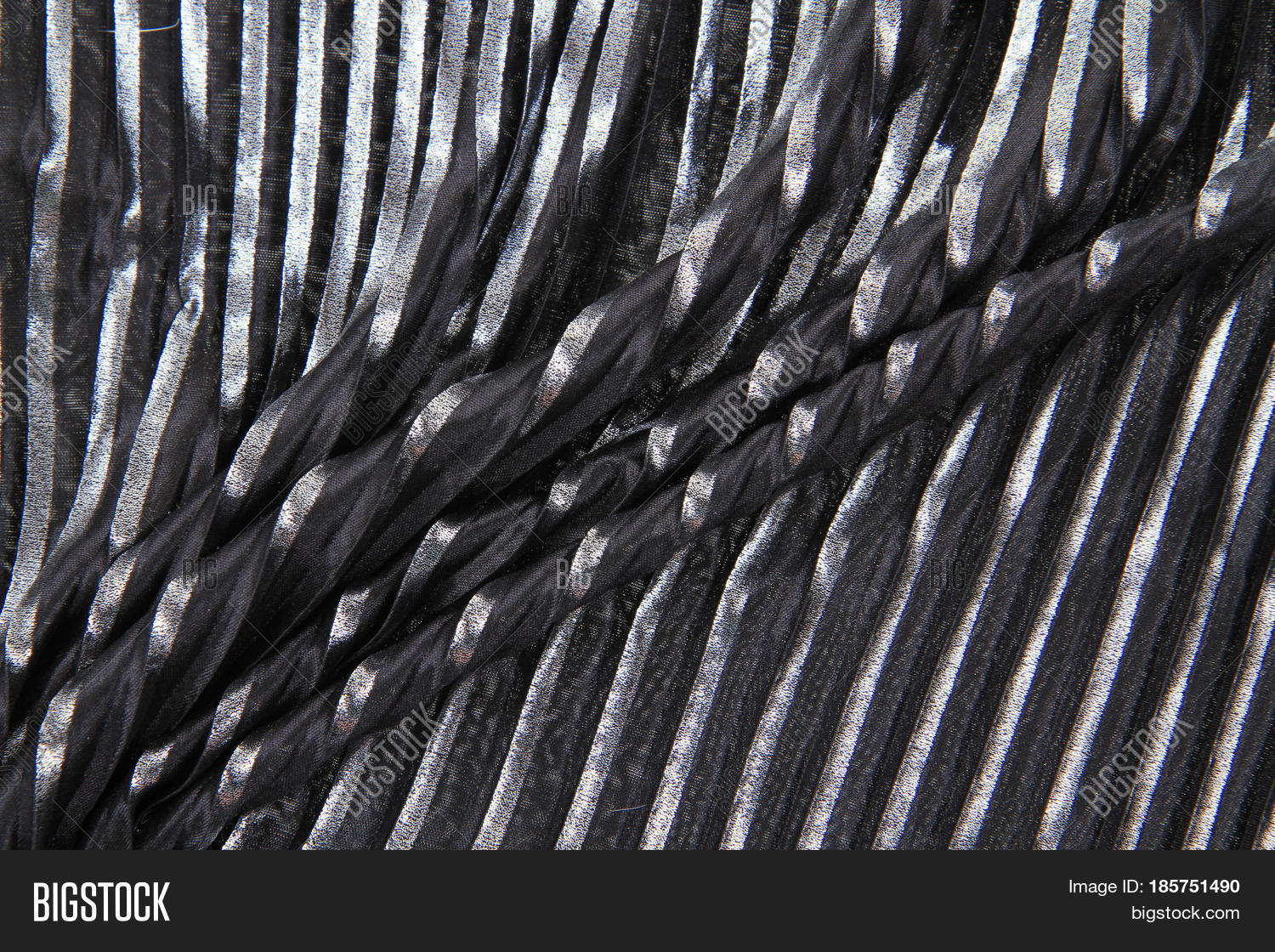 Black Silver Fabric Image & Photo (Free Trial) | Bigstock
