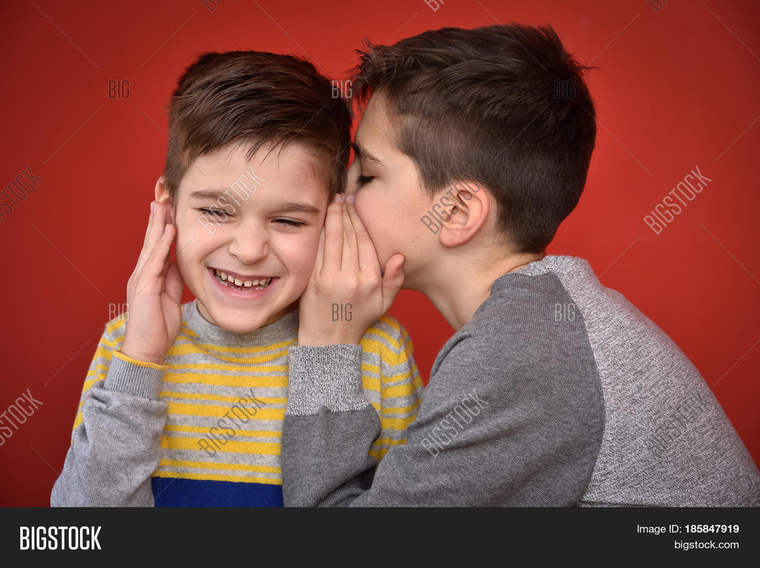 Young Boy Whispering Image & Photo (Free Trial) | Bigstock