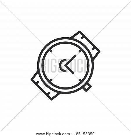 Wrist Watch Outline Vector & Photo (Free Trial) | Bigstock