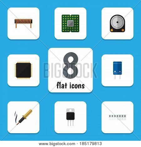 Vector y foto Flat Appliance Set (prueba gratis) | Bigstock