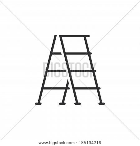 Step Ladder Line Icon Vector & Photo (Free Trial) | Bigstock