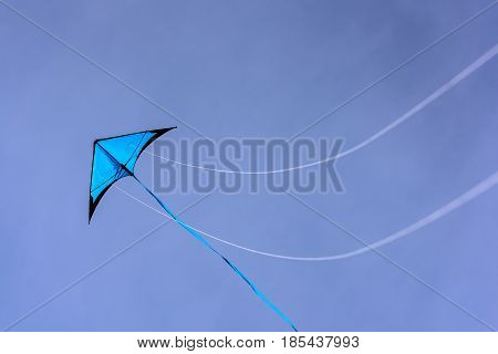 Blue Kite Floating Image & Photo (Free Trial) | Bigstock