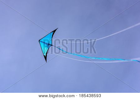 Blue Kite Floating Image & Photo (Free Trial) | Bigstock
