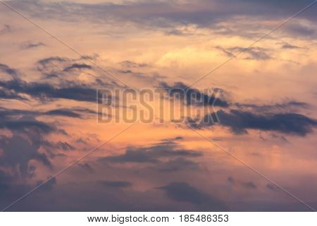 Sunset Partly Cloudy Image & Photo (Free Trial) | Bigstock