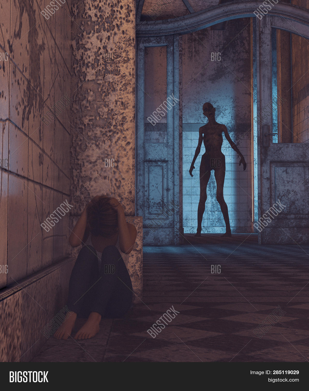 Undead's House,girl Image & Photo (Free Trial) | Bigstock