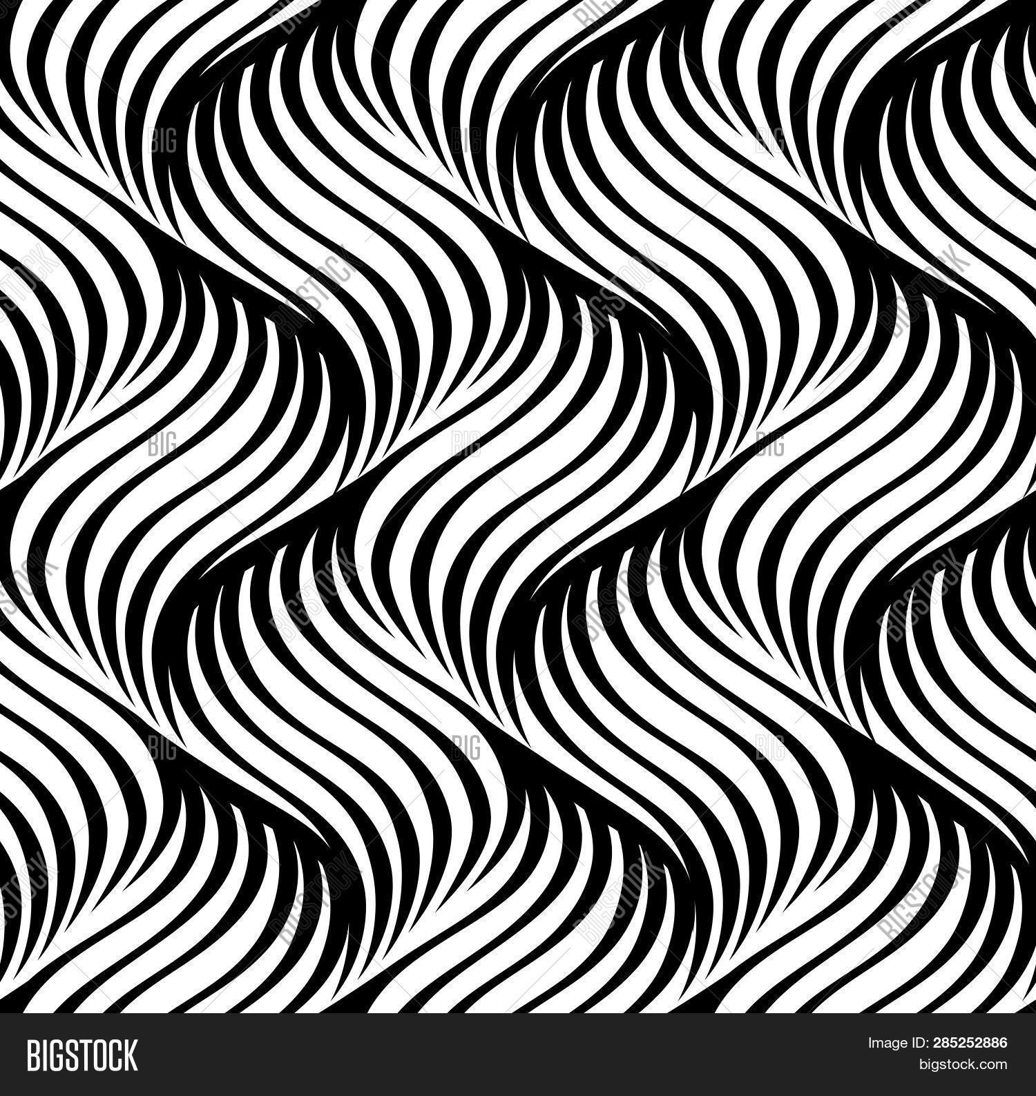 Wavy Line Seamless Vector & Photo (Free Trial) | Bigstock