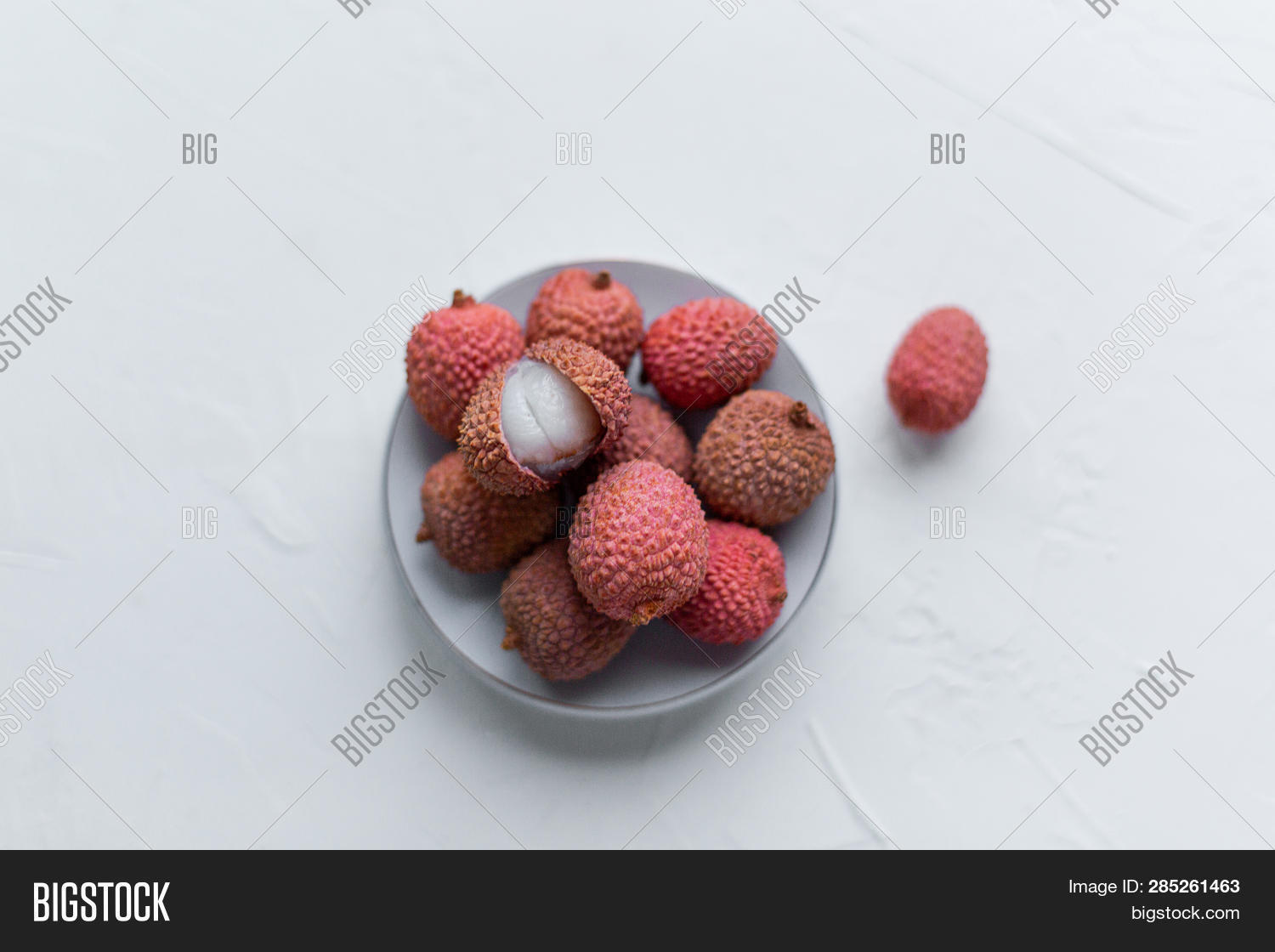 Some Fresh Pink Lychee Image & Photo (Free Trial) | Bigstock