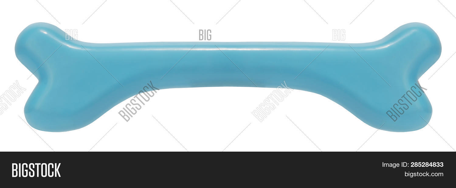 Dog Bone Blue Rubber Image & Photo (Free Trial) | Bigstock