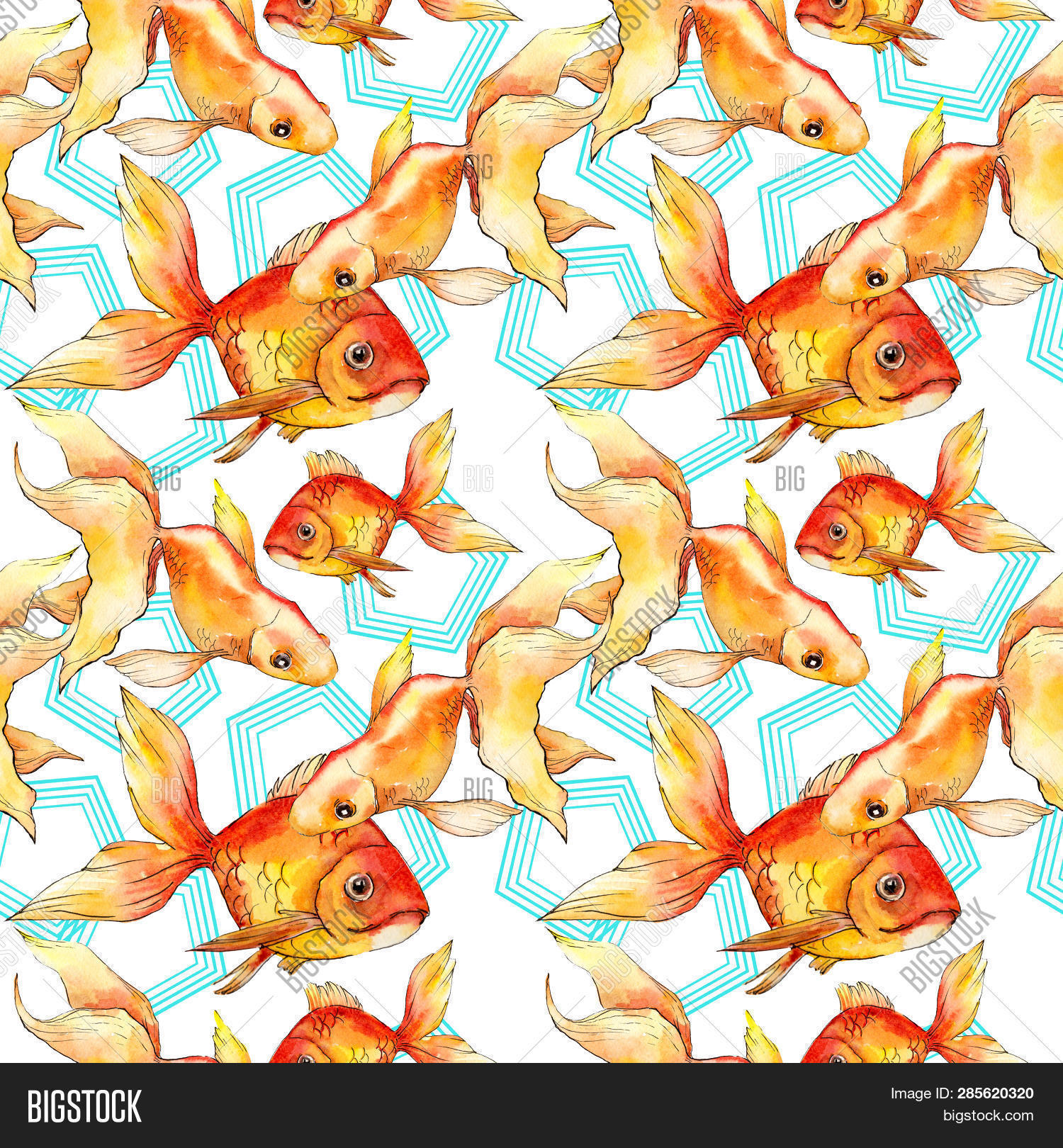 Watercolor Aquatic Image & Photo (Free Trial) | Bigstock