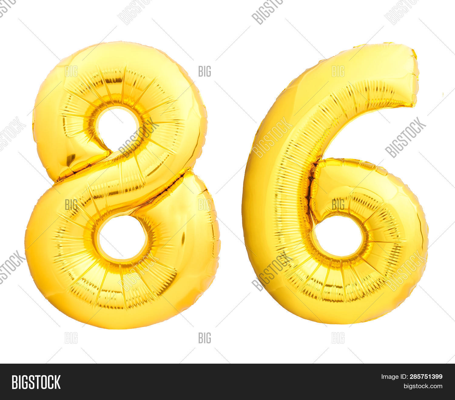 Golden Number 86 Image & Photo (Free Trial) | Bigstock