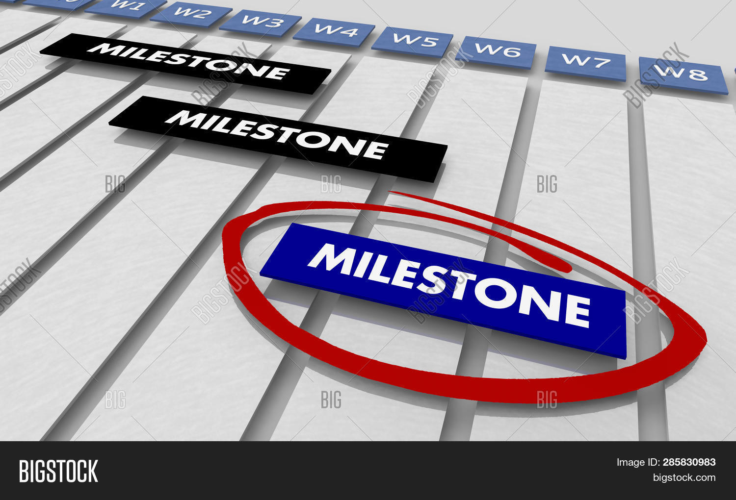 Milestones Project Key Image & Photo (Free Trial) | Bigstock