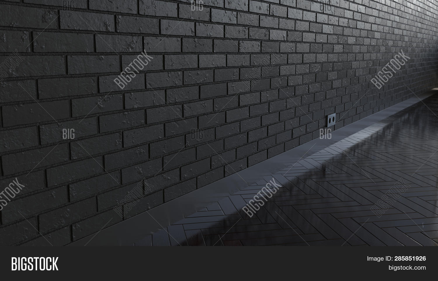 Empty Room Brick Wall Image & Photo (Free Trial) | Bigstock