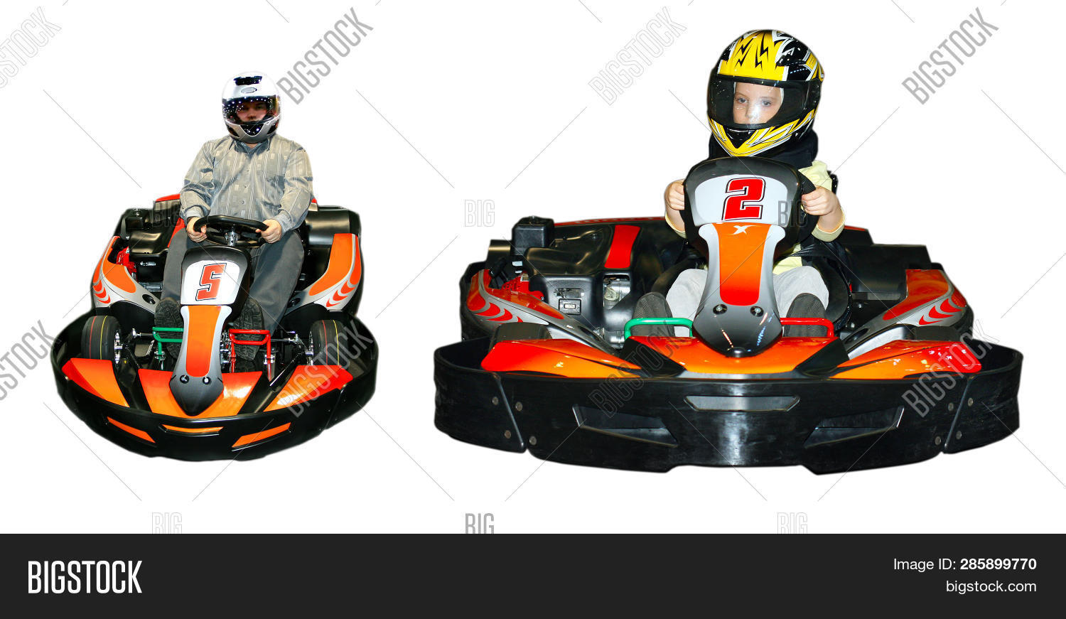 Two Images Go-kart Image & Photo (Free Trial) | Bigstock