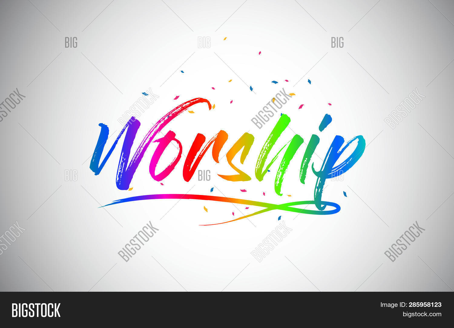 Worship Creative Word Vector & Photo (Free Trial) | Bigstock
