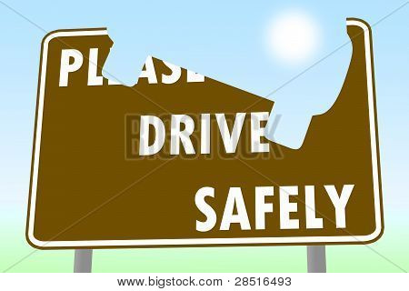 Drive Safely Road Sign Image & Photo (Free Trial) | Bigstock