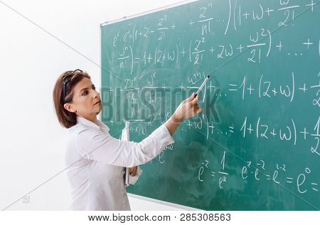 Female Math Teacher Image & Photo (Free Trial) | Bigstock
