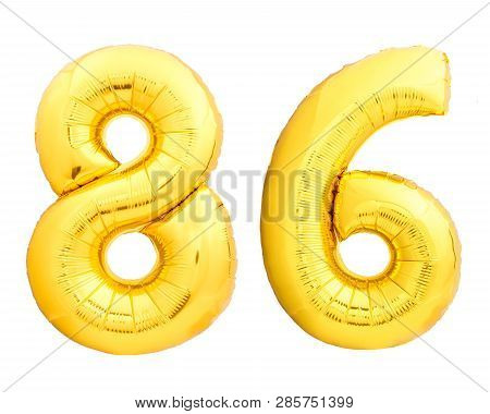 Golden Number 86 Image & Photo (Free Trial) | Bigstock