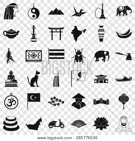 Asia Icons Set. Vector & Photo (Free Trial) | Bigstock