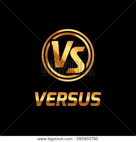 Versus Battle Logo Vector & Photo (Free Trial) | Bigstock